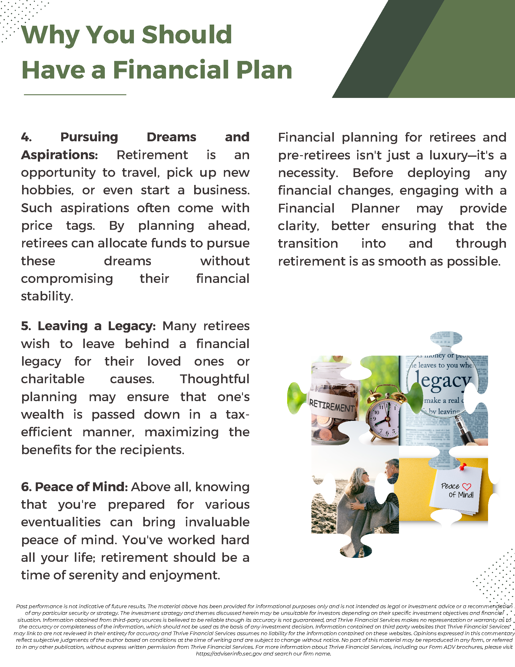 October 2023 Newsletter • Thrive Financial Services